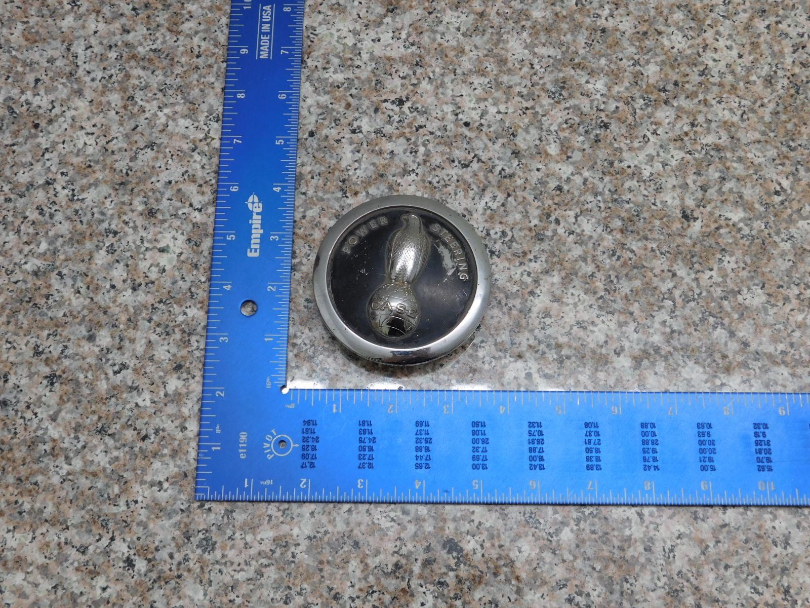 Case Power Steering Emblem Metal Tractor