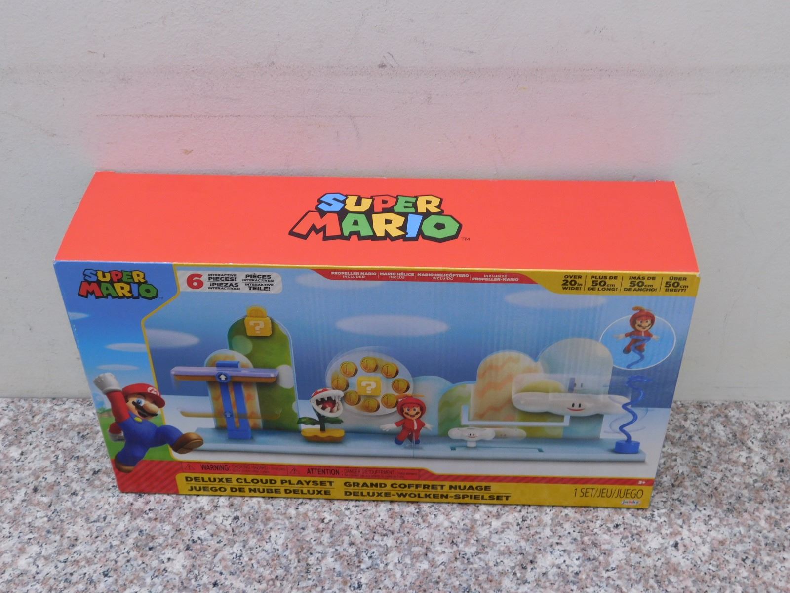 Super Mario Deluxe Cloud Playset 2021 Sealed