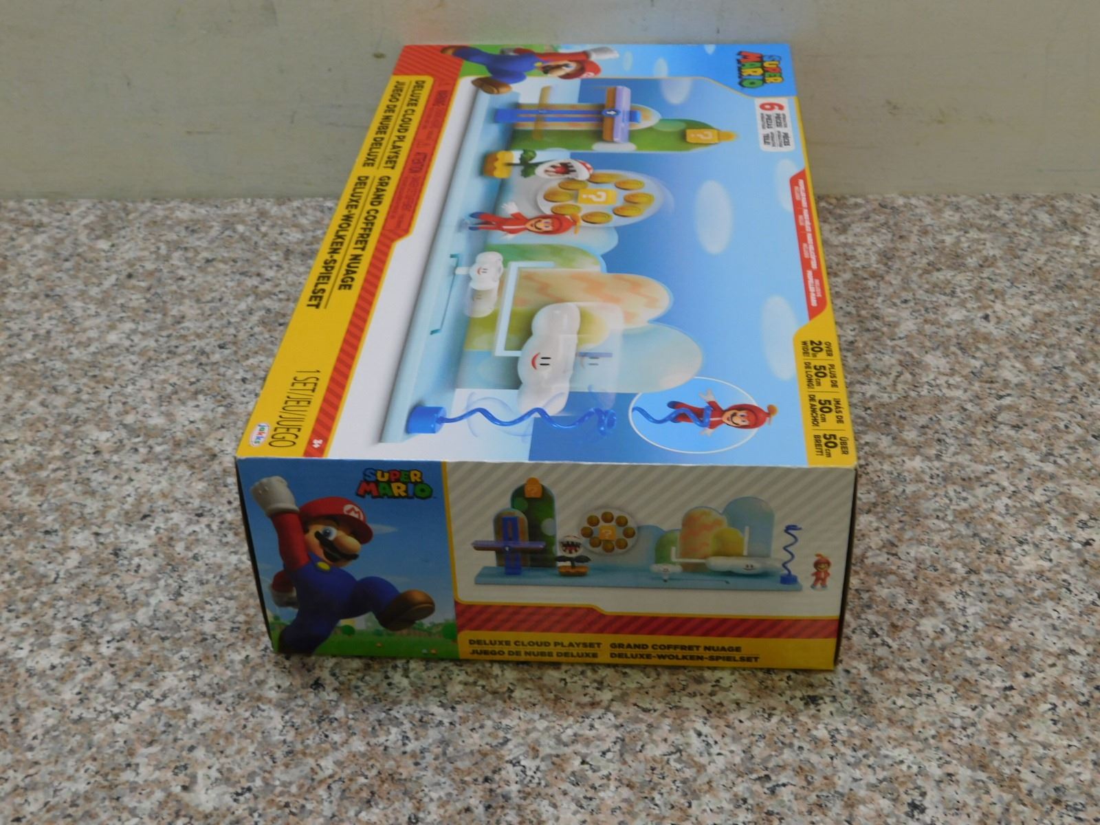 Super Mario Deluxe Cloud Playset 2021 Sealed