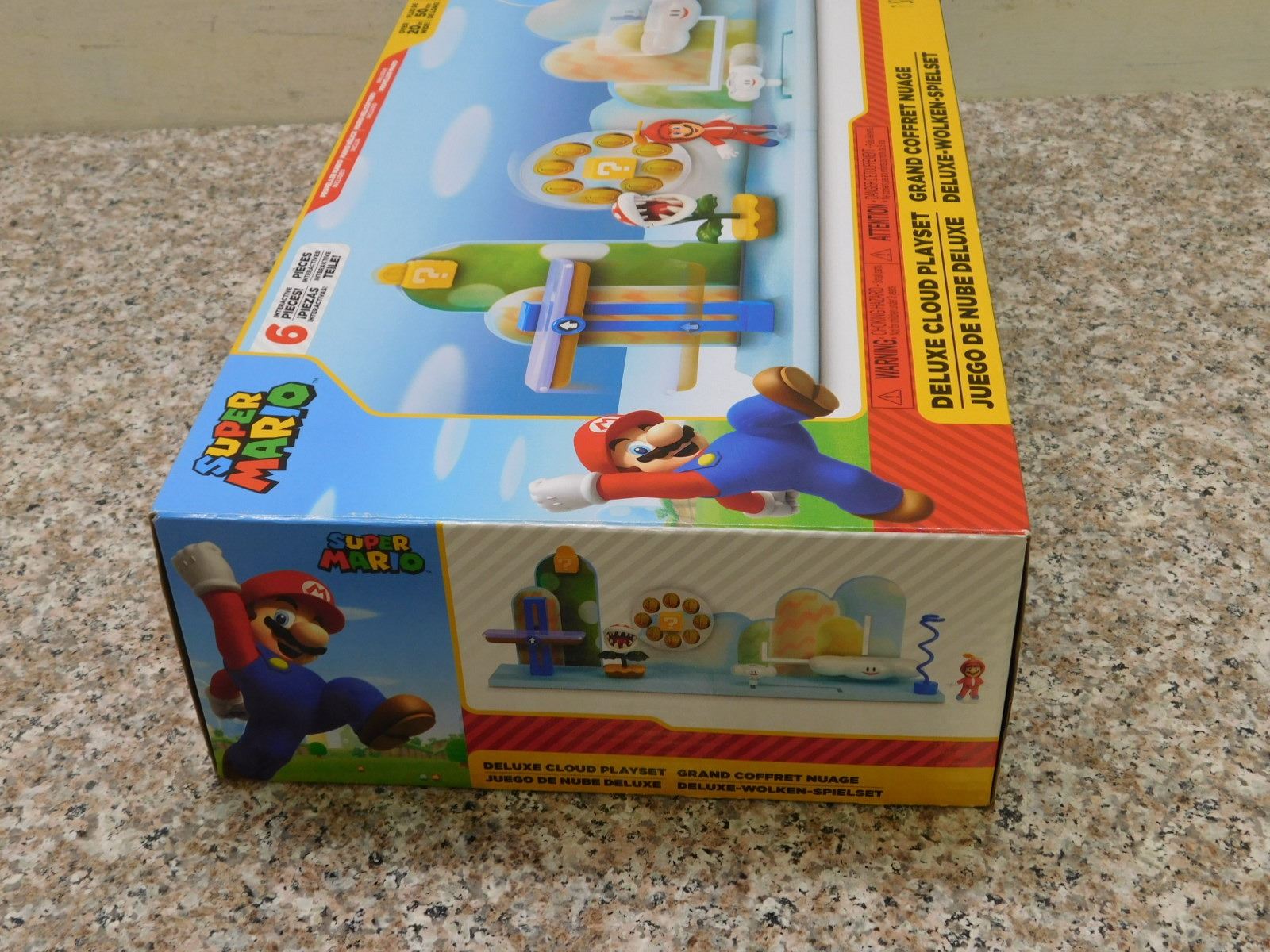 Super Mario Deluxe Cloud Playset 2021 Sealed