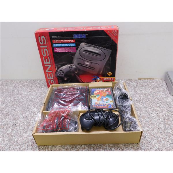 SEGA Genesis Console In Box Sonic 2 Bundle Slim Model MINTY COMPLETE ...