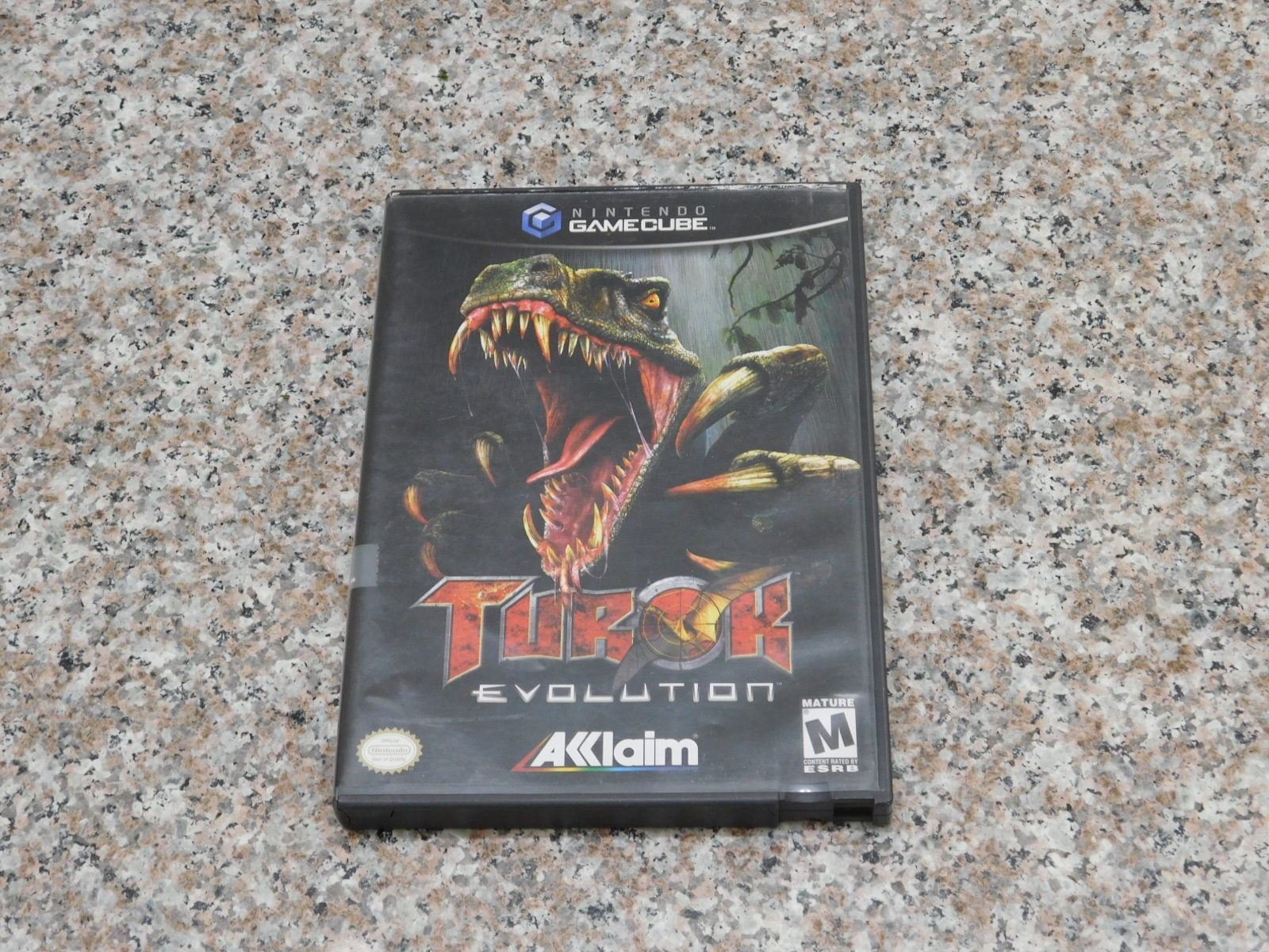 Nintendo Gamecube Turok Evolution Game + Manual