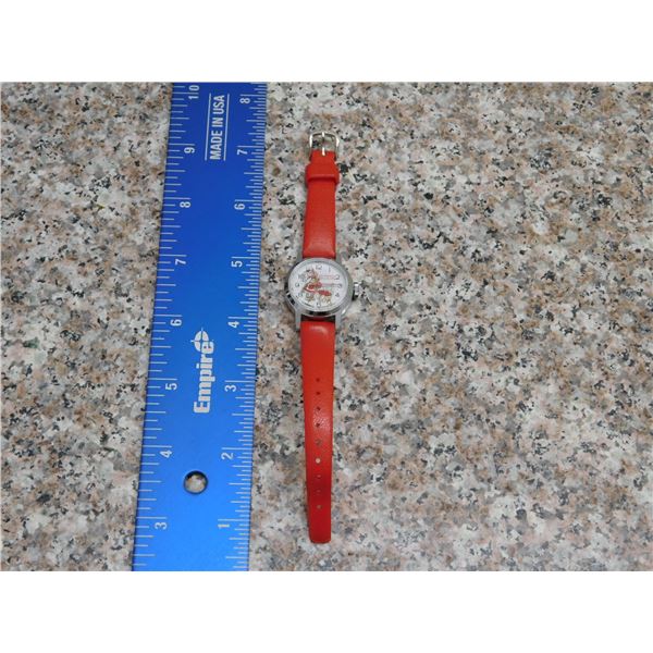 Vintage Mechanical Wind-Up Strawberry Shortcake Watch 1980 Working