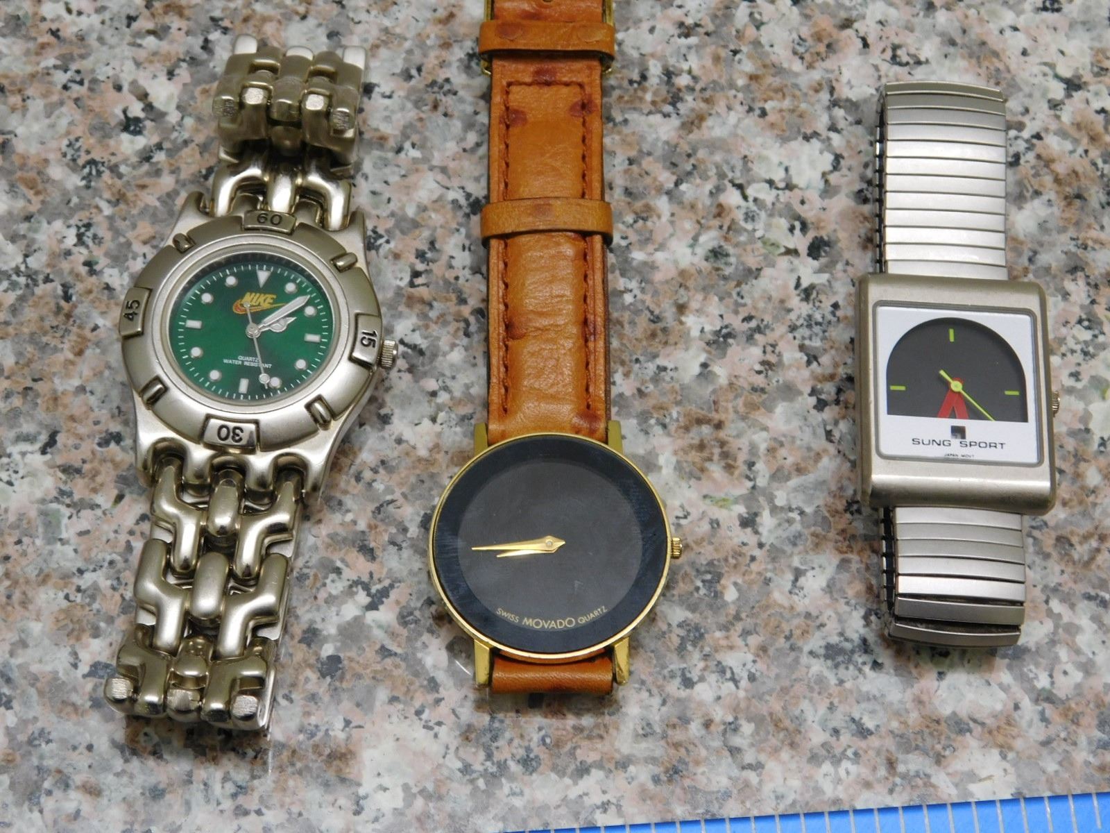 Lot of 7 Vintage 90s Fashion Watches *need battery* Calven Klein Nike ...