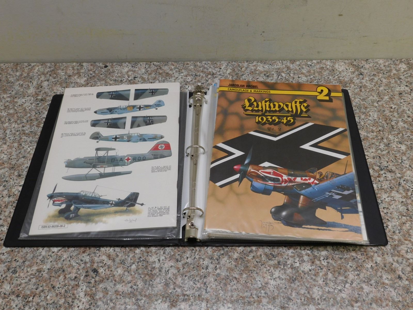 Set of 5 Luftwaffe 35-45 Camouflage & Markings and Color Chart