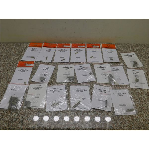Lot of 20 Quickboost Resin Model Kit Accessories Parts Upgrades Etc 1: ...