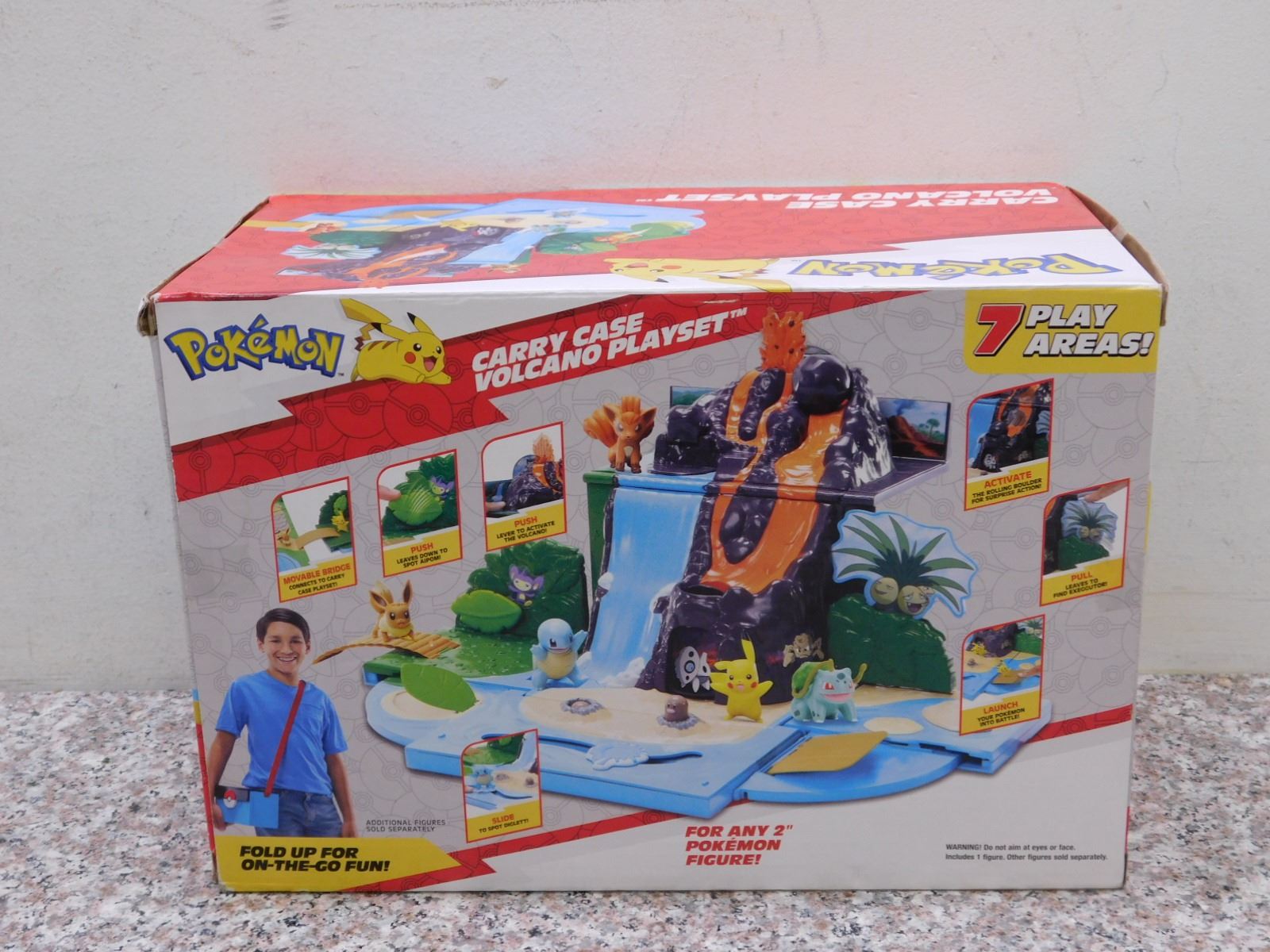 Pokemon Carry Case Volcano Playset NEW 2021