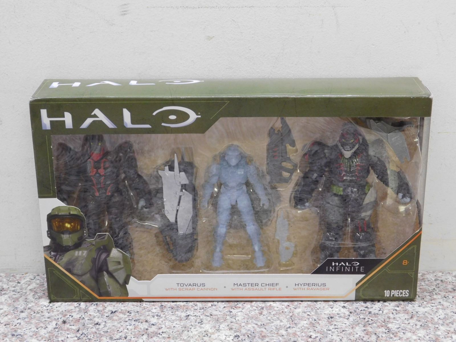 Halo Infinite 10 Piece Figure Pack Master Chief Tovarus Hyperius Xbox 2021