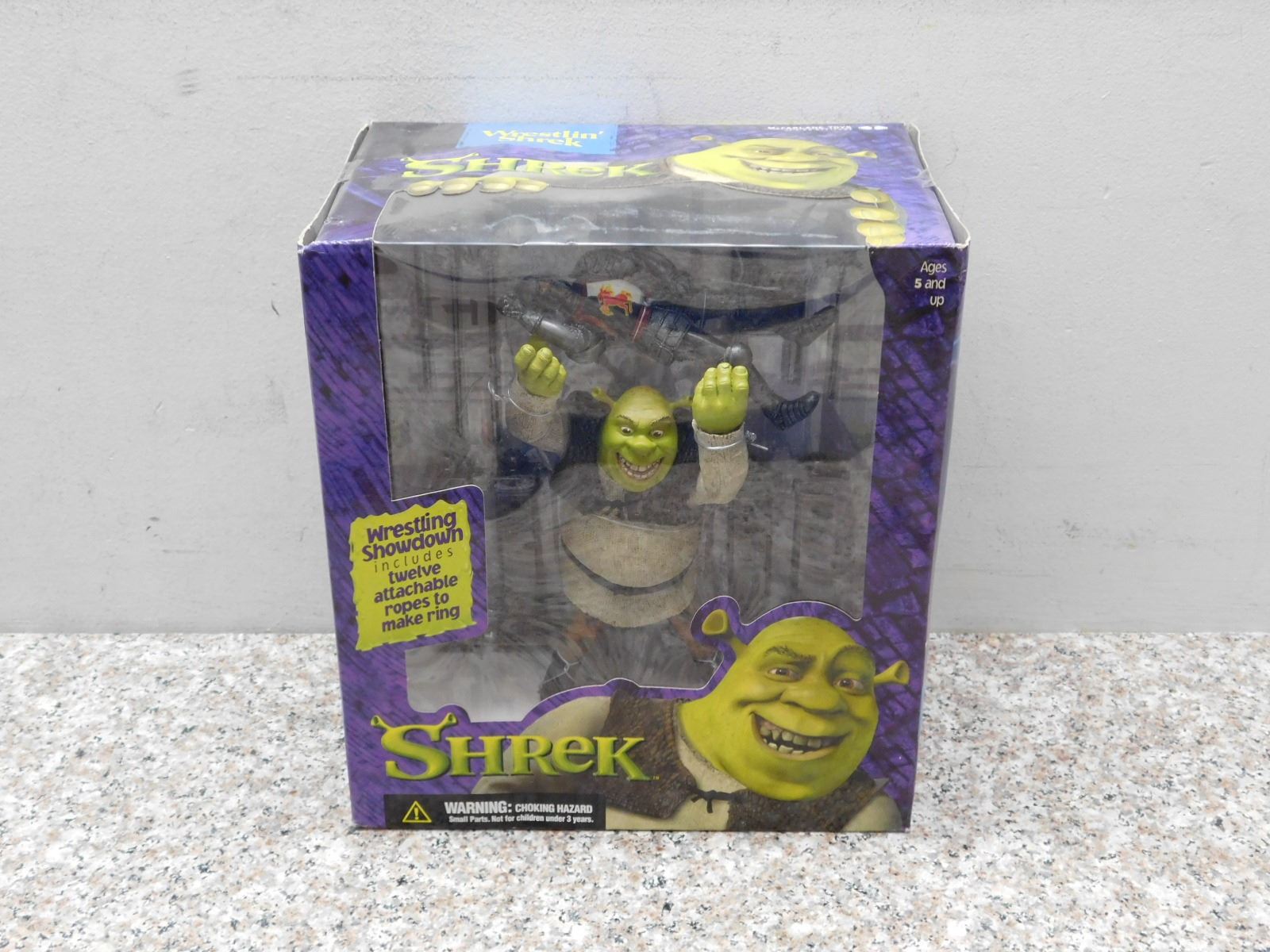 Shrek Wrestlin Shrek McFarlane Showdown + Rope Ring NEW IN BOX ...