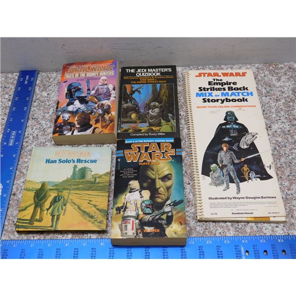 Lot of 5 Vintage Star Wars Books Mix or Match Storybook Han Solo's ...