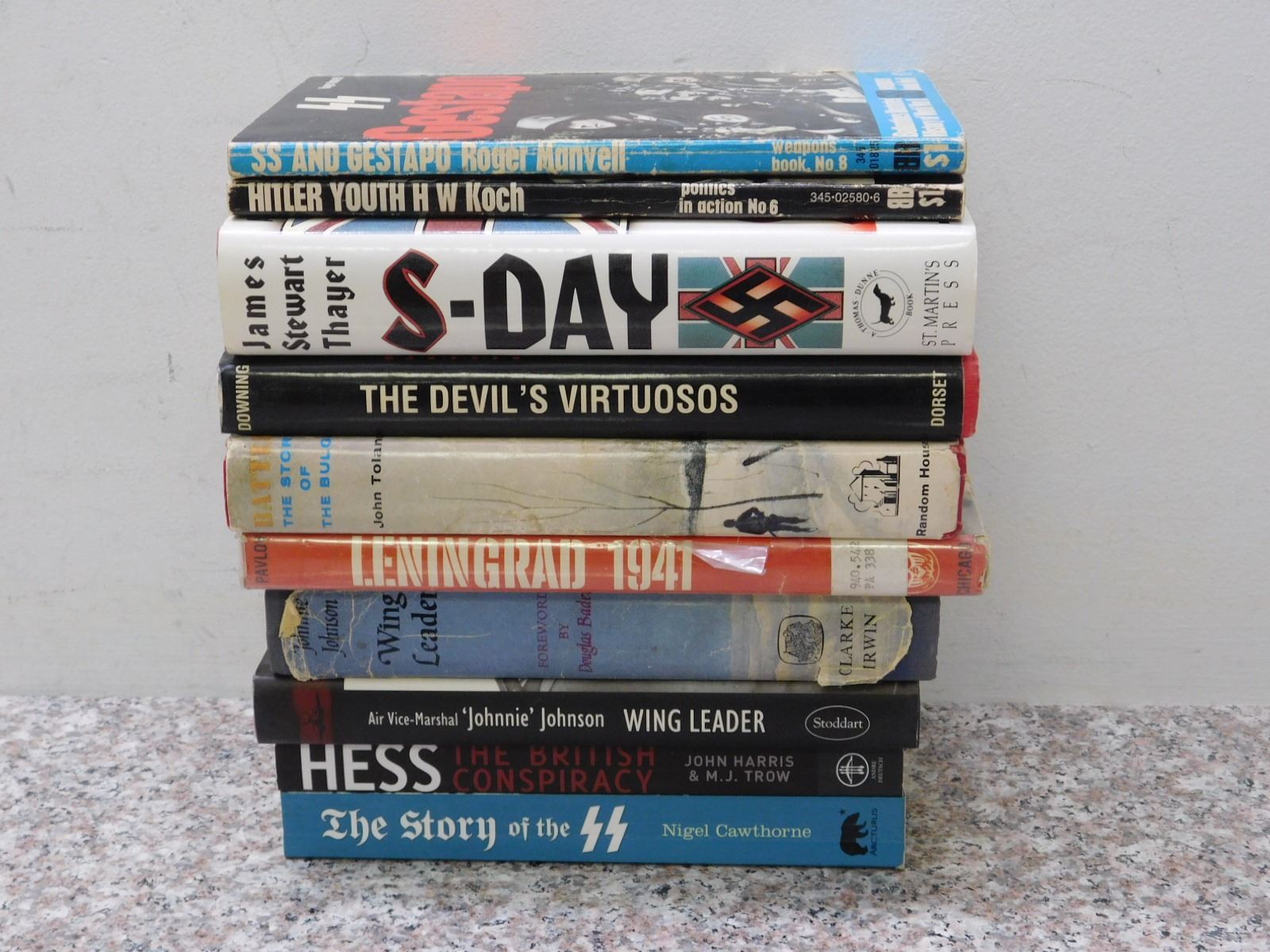 Lot of 10 WWII World War 2 Nazi Germany Hitler History Books Various ...