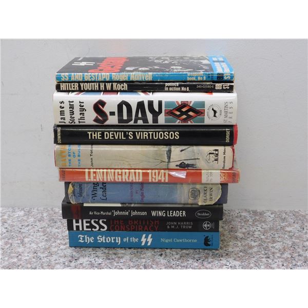 Lot of 10 WWII World War 2 Nazi Germany Hitler History Books Various ...