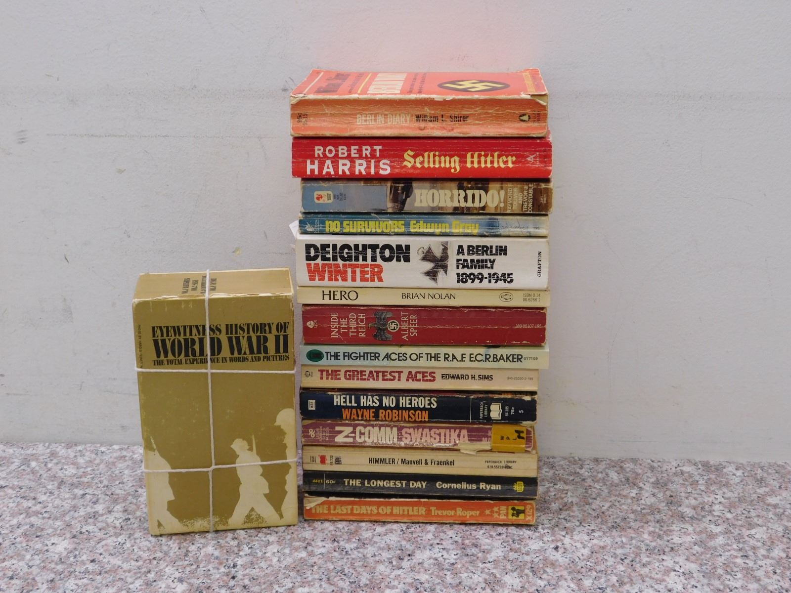 Lot of 15 WWII World War 2 Nazi Germany Hitler History Books Various ...