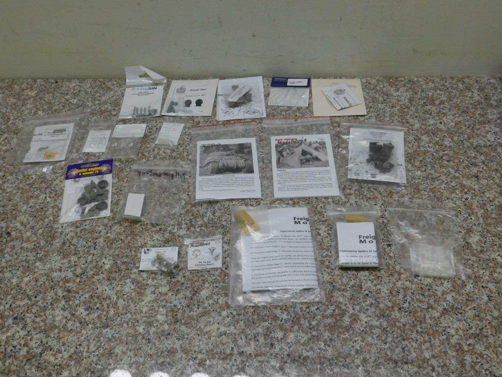 Lot of 20 Model Kit Accessories Parts Upgrades Misc Brands Etc 1:72 Scale