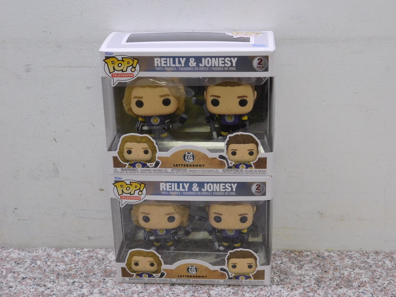 Funko Pop Riley & Jonesy 2-Pack Letterkenny Sports Jerseys Hockey Vinyl ...