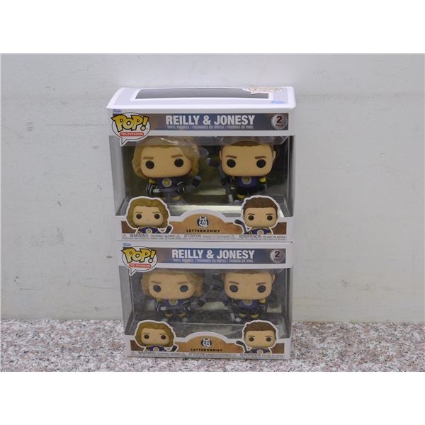 Funko Pop Riley & Jonesy 2-Pack Letterkenny Sports Jerseys Hockey Vinyl ...