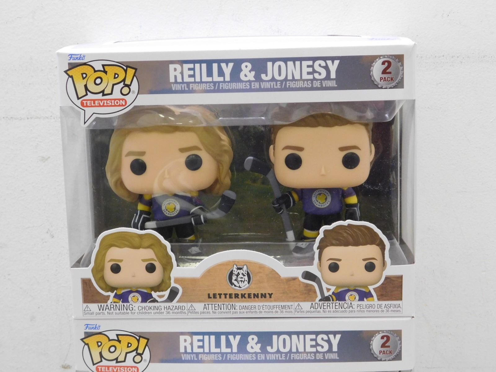 Funko Pop Riley & Jonesy 2-Pack Letterkenny Sports Jerseys Hockey Vinyl ...