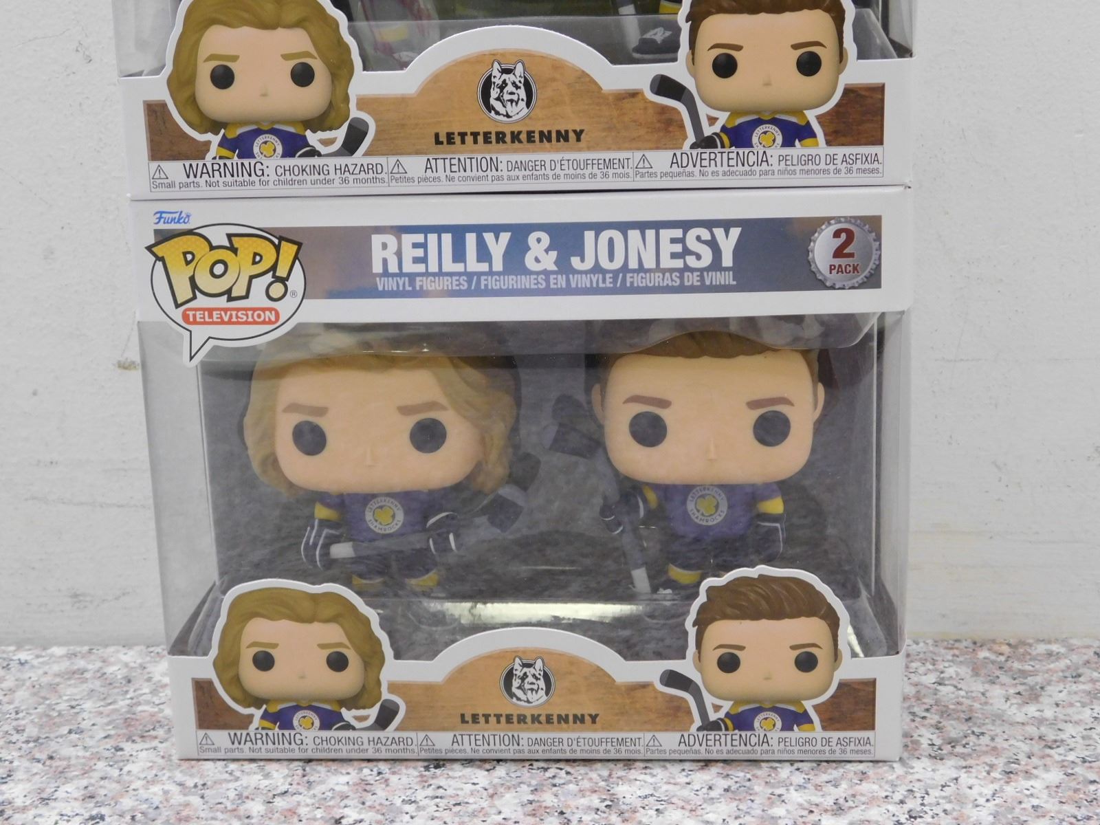 Funko Pop Riley & Jonesy 2-Pack Letterkenny Sports Jerseys Hockey Vinyl ...