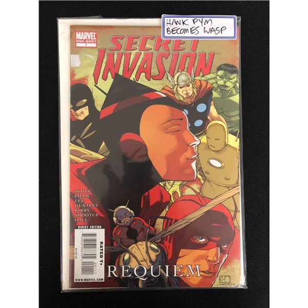 MARVEL COMICS SECRET INVASION #1 MARVEL COMICS SECRET INVASION #1