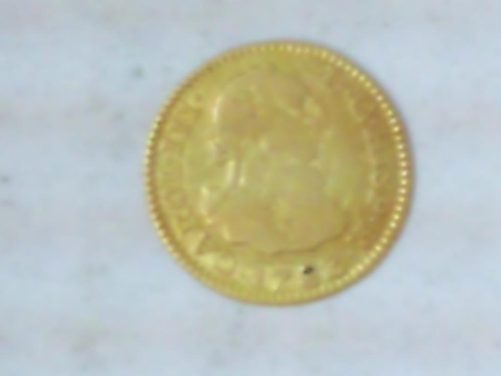 1783 Spanish Escudo Gold Coin