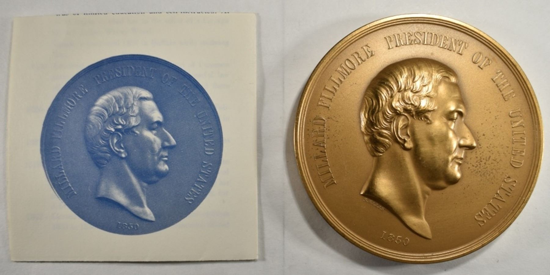 (5) PRESIDENTIAL BRONZE MEDALS W/ HIGH RELIEF