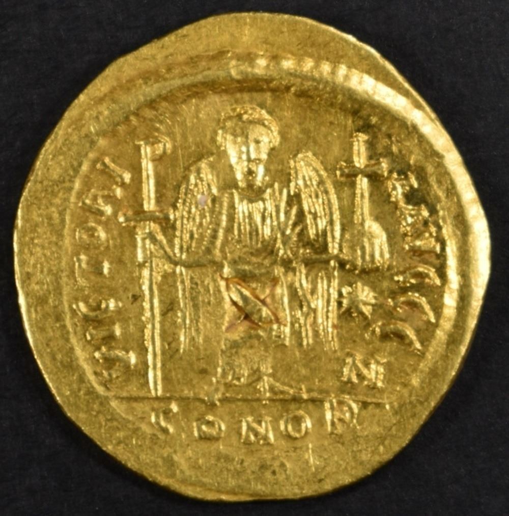 BYZANZ -JUSTINUS II 565-578 GOLD SOLIDUS