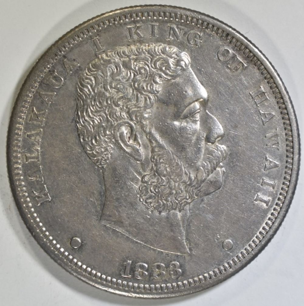 1883 HAWAII DOLLAR AU