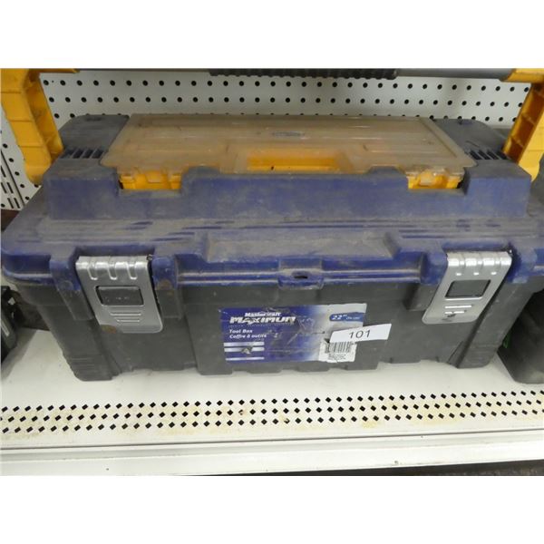 Mastercraft 22" plastic toolbox