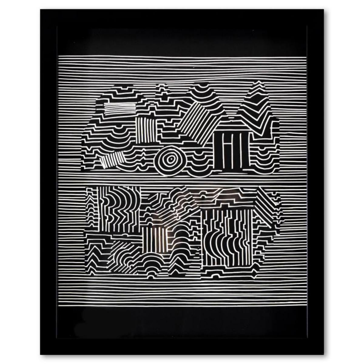 Victor Vasarely (1908-1997), "Naissances - II de la serie Ondulatoires ...