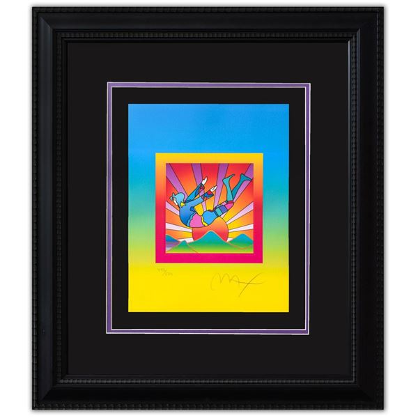 Peter Max- Original Lithograph "Cosmic Flyer on Blends"