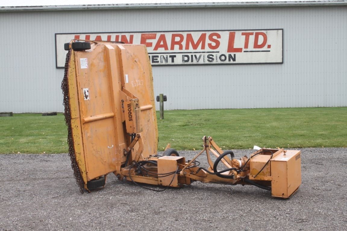 Woods HS106 3pth, hydraulic drive, hydraulic lift ditch bank mower