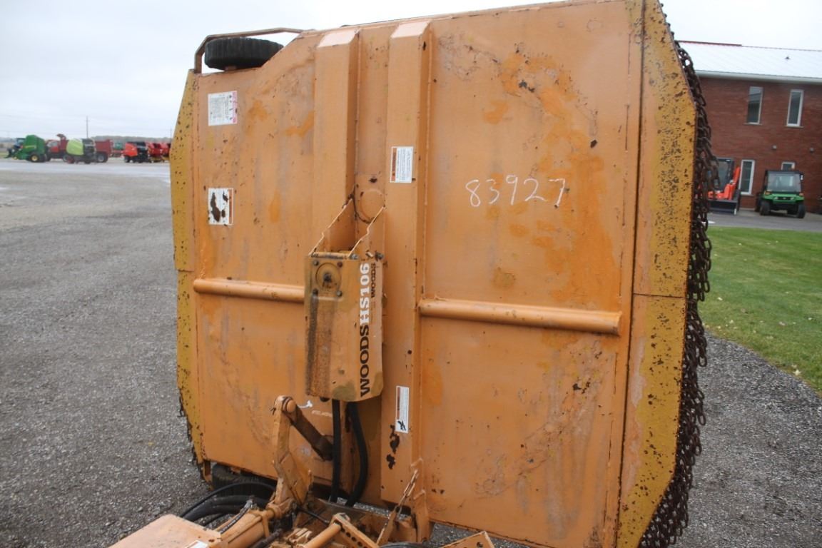 Woods HS106 3pth, hydraulic drive, hydraulic lift ditch bank mower