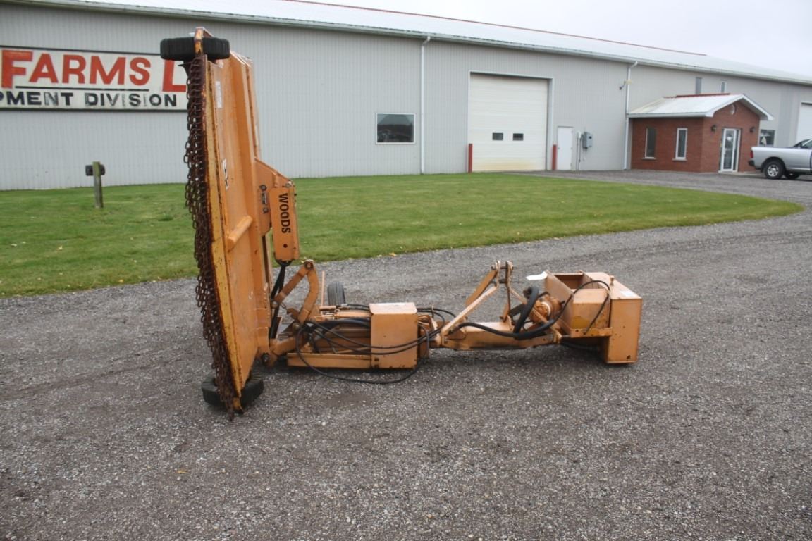 Woods HS106 3pth, hydraulic drive, hydraulic lift ditch bank mower