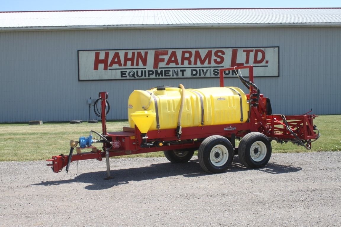 Gregson 500 gal tandem sprayer, 50' boom, inductor, electric controls ...