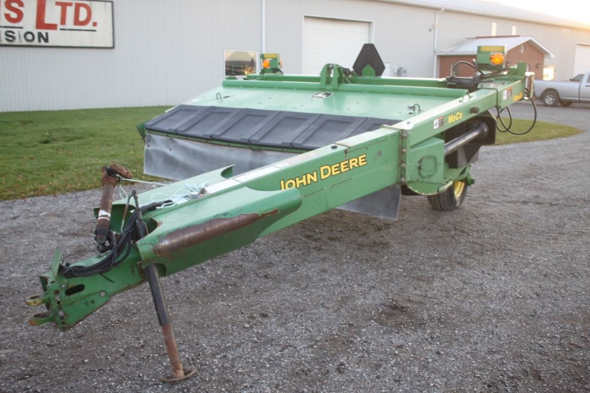 JD 926 10' Moco discbine, impeller, gear box that drives cutter deck needs replaced, local consignme