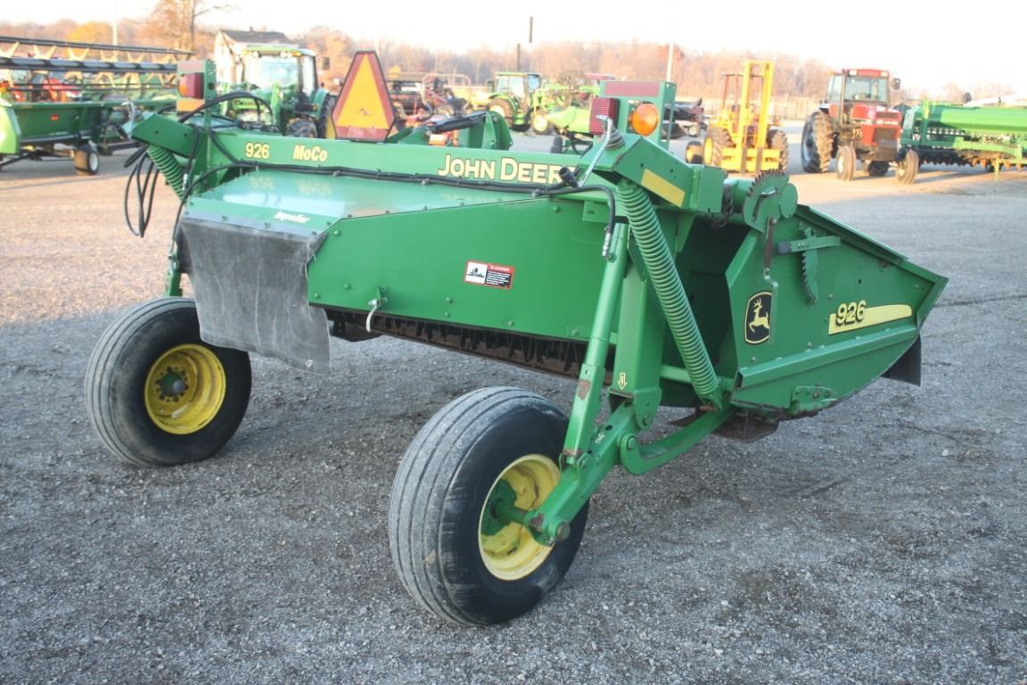 JD 926 10' Moco discbine, impeller, gear box that drives cutter deck needs replaced, local consignme