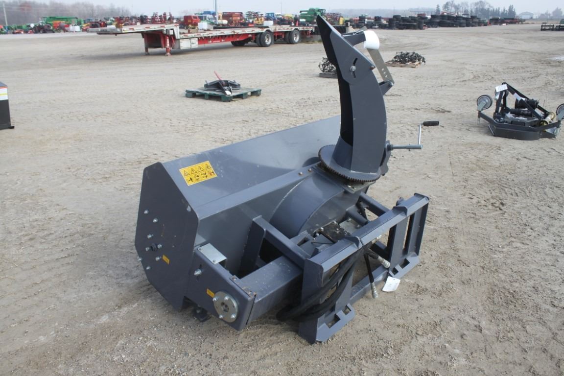 BE 72" snowblower, skidsteer mount, hydraulic drive