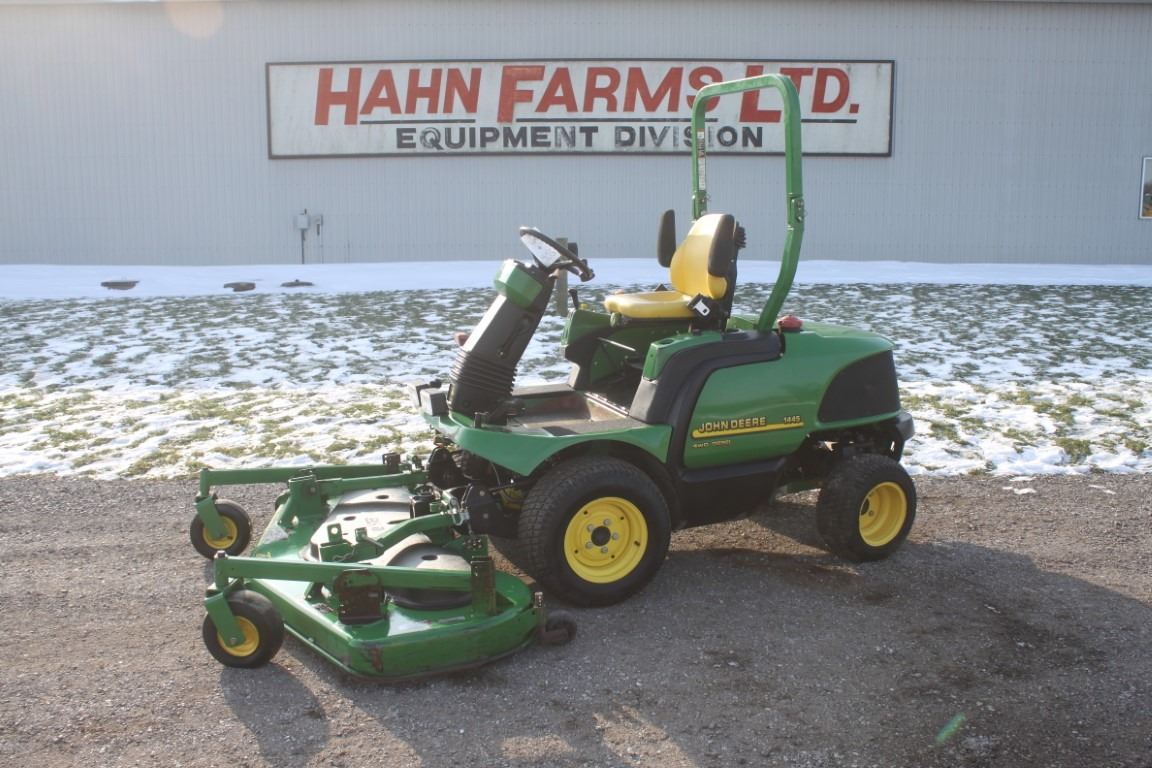 JD 1445 4wd front mount diesel lawn mower, 72" deck, 1731 hours, rops