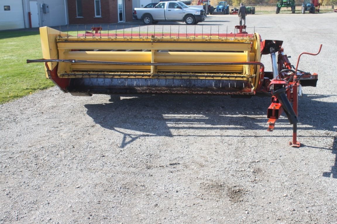 New Holland 488 9' haybine, conditioning rolls, one owner