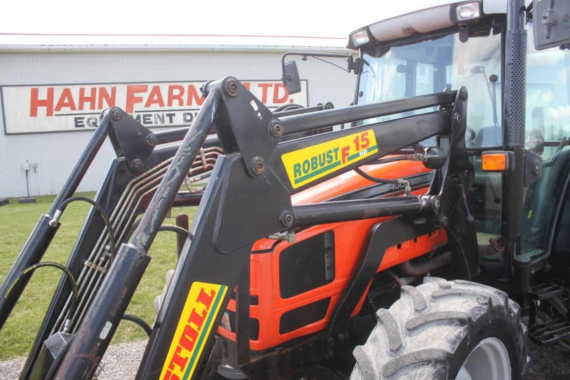 Agco GT 75 4wd tractor, cab, air, Stoll F15 SL loader, 480/70R30, 2 ...