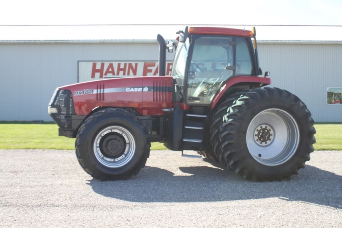 CIH MX180 4wd tractor, cab, air, 20.8x42 axle duals,3 remotes, 5005 ...