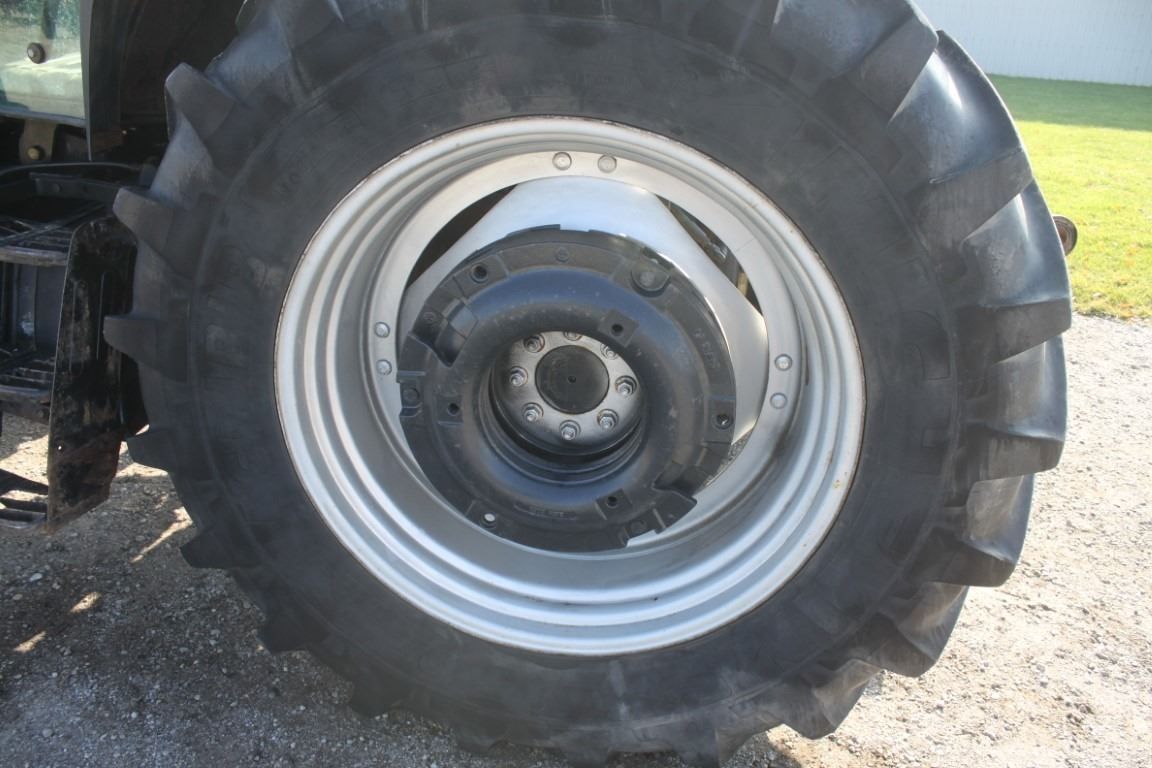 CIH MXU 110 4wd tractor, cab, air, Alo Q50 loader, 18.4x38, rear wheel ...