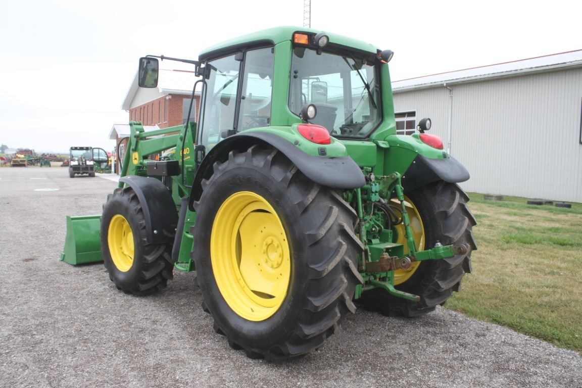 JD 6420 4wd tractor, cab, air, 640 SL loader, IVT, 2 remotes, 18.4x38 ...