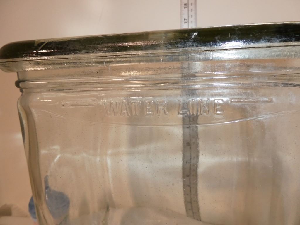 Antique Glass Battery Box