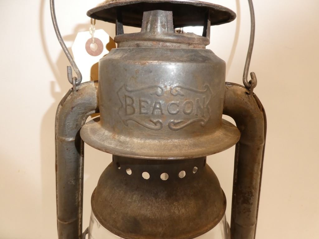 Antique Beacon Kerosene Lantern