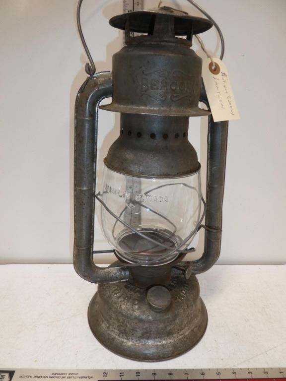 Antique Beacon Kerosene Lantern