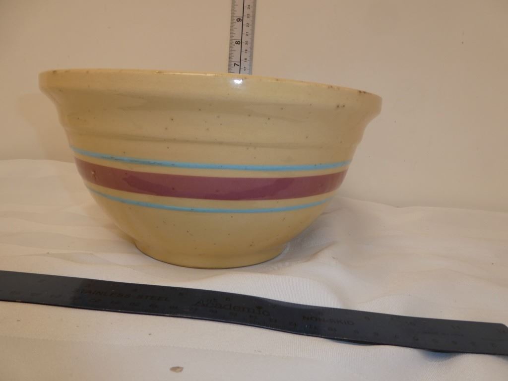 Vintage Stone Mixing Bowl No. 10 and No. #6