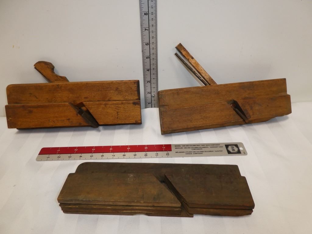 3 Antique Molding Planes