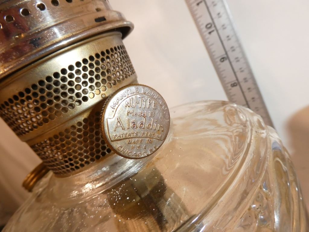 Antique Aladdin Oil Lamp
