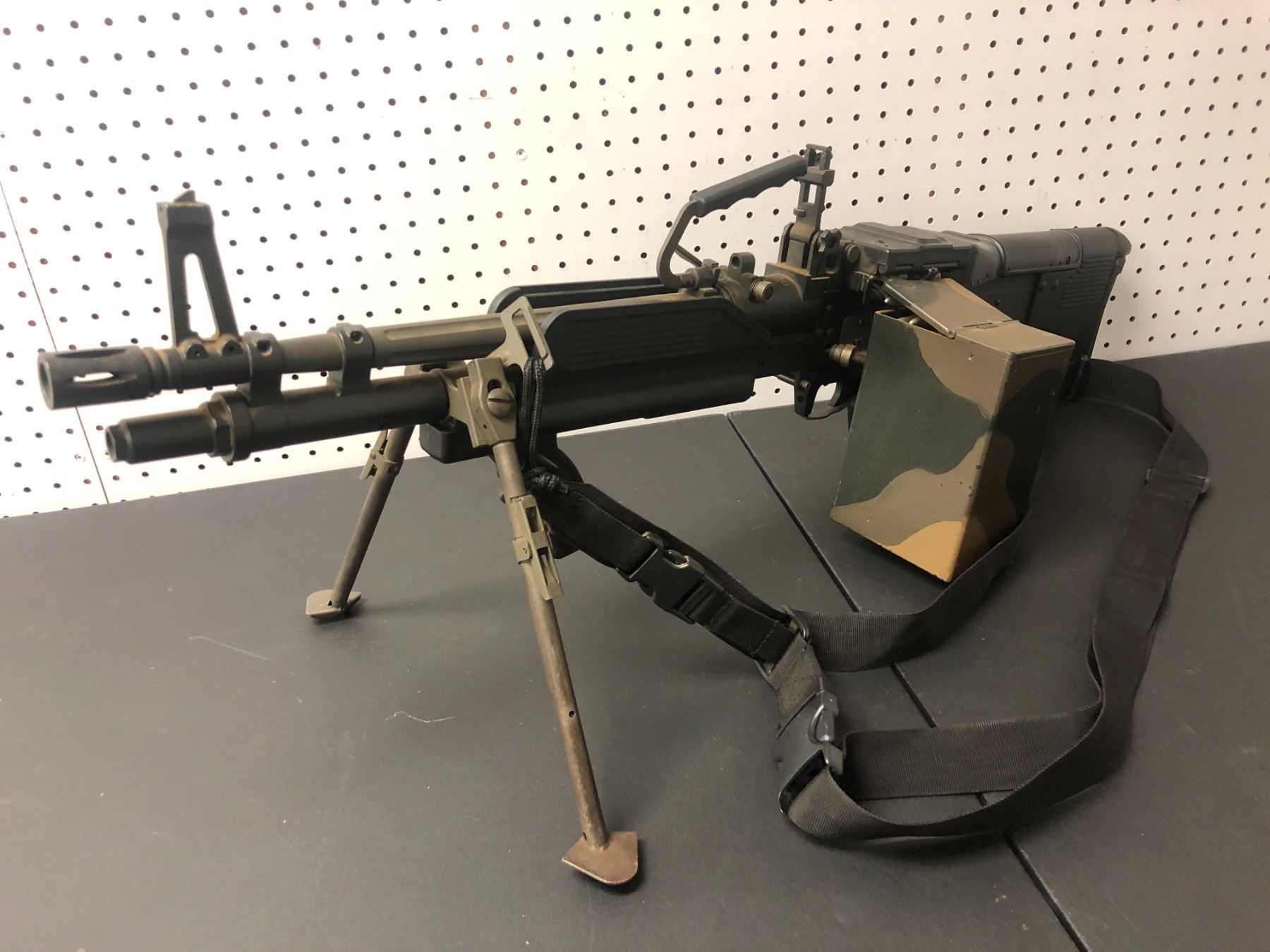 Airsoft M60E4/Mk43 7.62 MM US Machine Gun Cal. 6mm BB (US Ordnance Inc. Nevada) - Believed to be one
